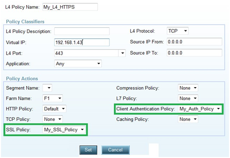How to Create a Basic SSL policy for AppDirector